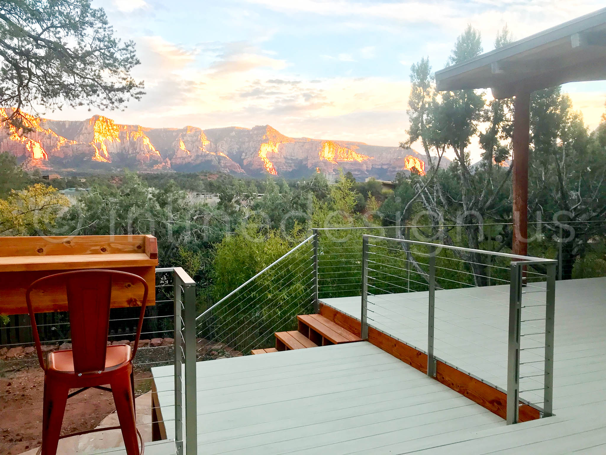 Arcadia Bar Cable Railing was Ingrid’s AZ Dream – Inline Design